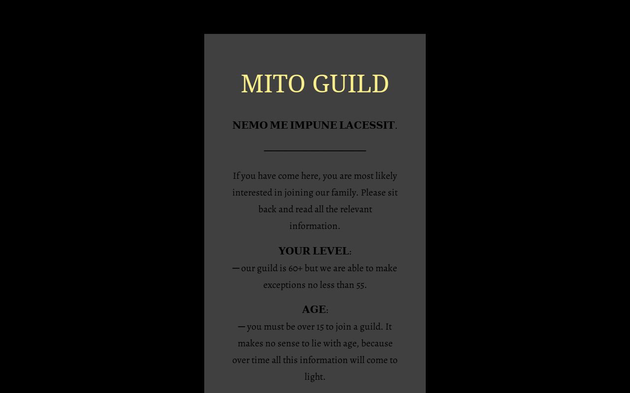 MITO guild